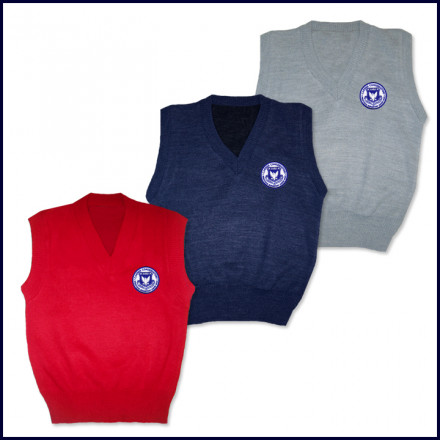 Vicki Marsha Uniforms Sweater Vest with School Emblem - 1st Grade ...